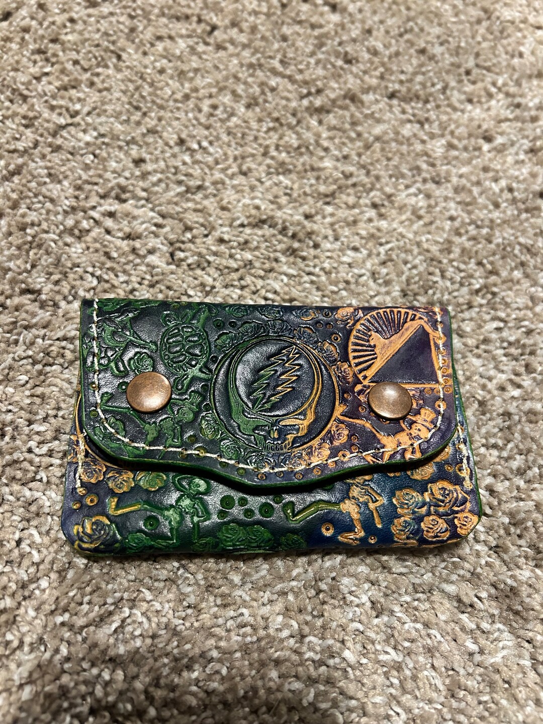 Grateful Dead Leather Wallet. - Etsy
