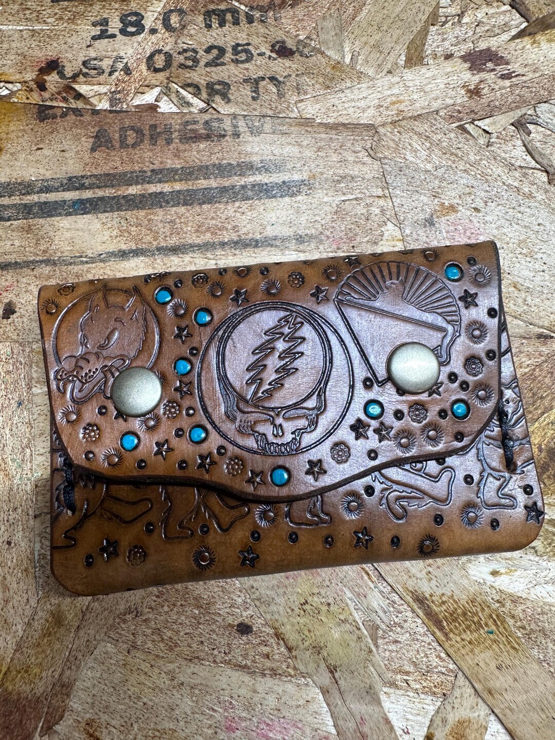 Grateful Dead Leather Wallet. - Etsy