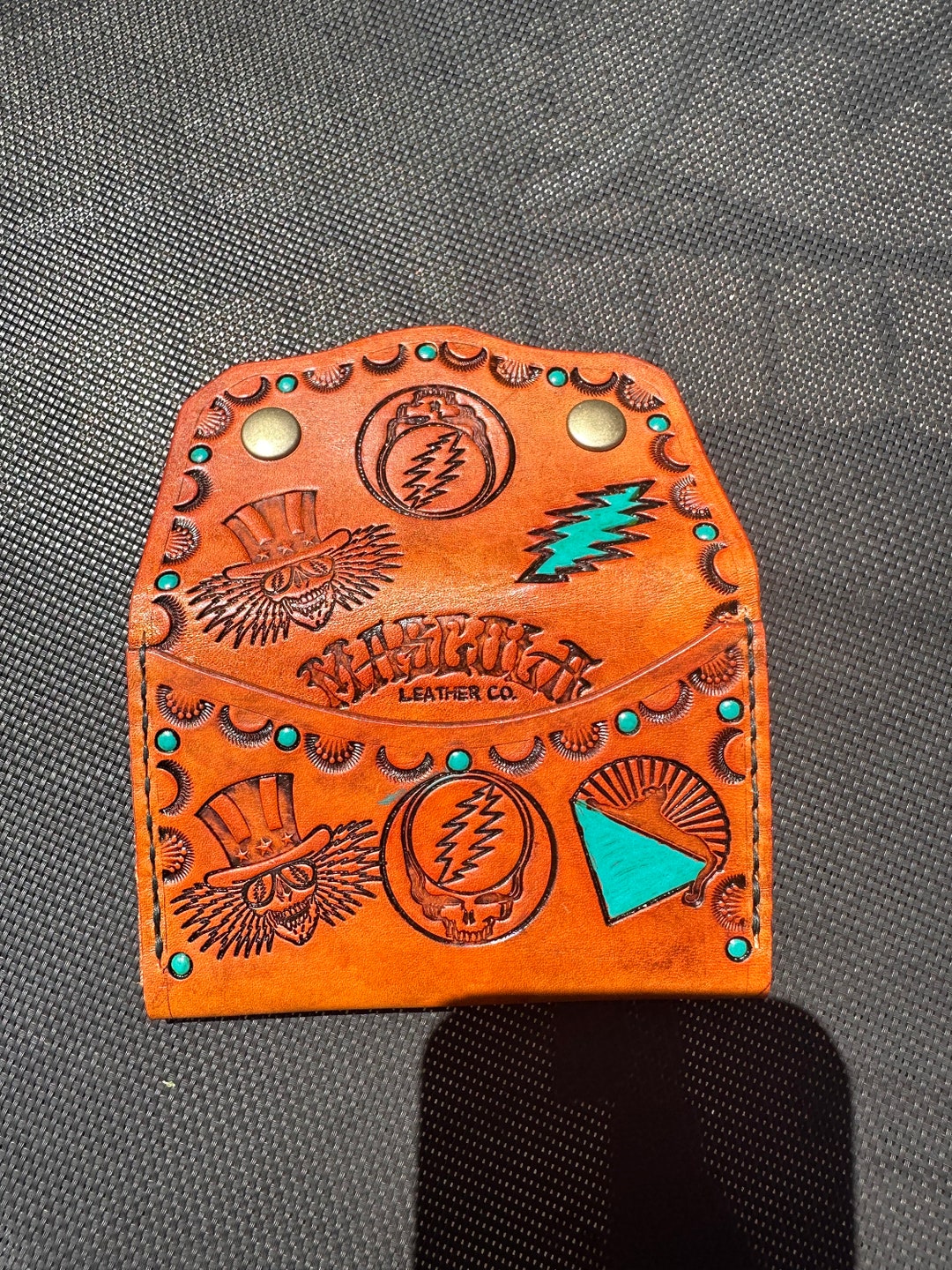 Grateful Dead Leather Wallet. - Etsy