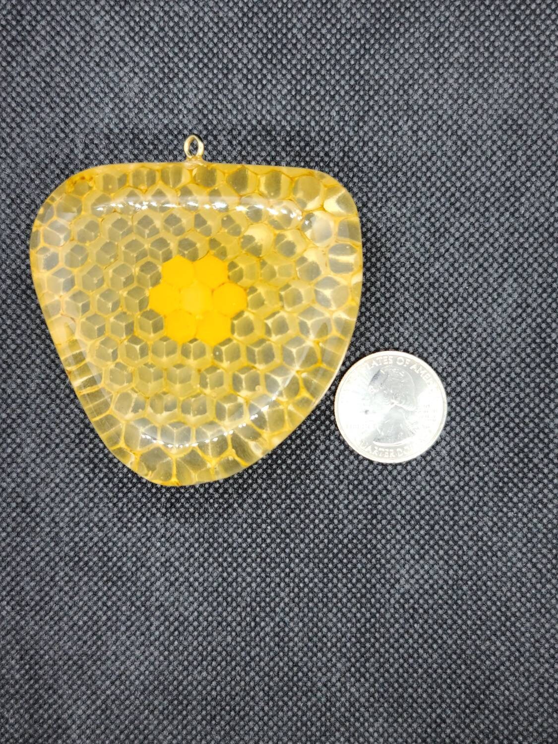 Large Light Colored Honey Comb Semi Circle Shape With UV - Etsy