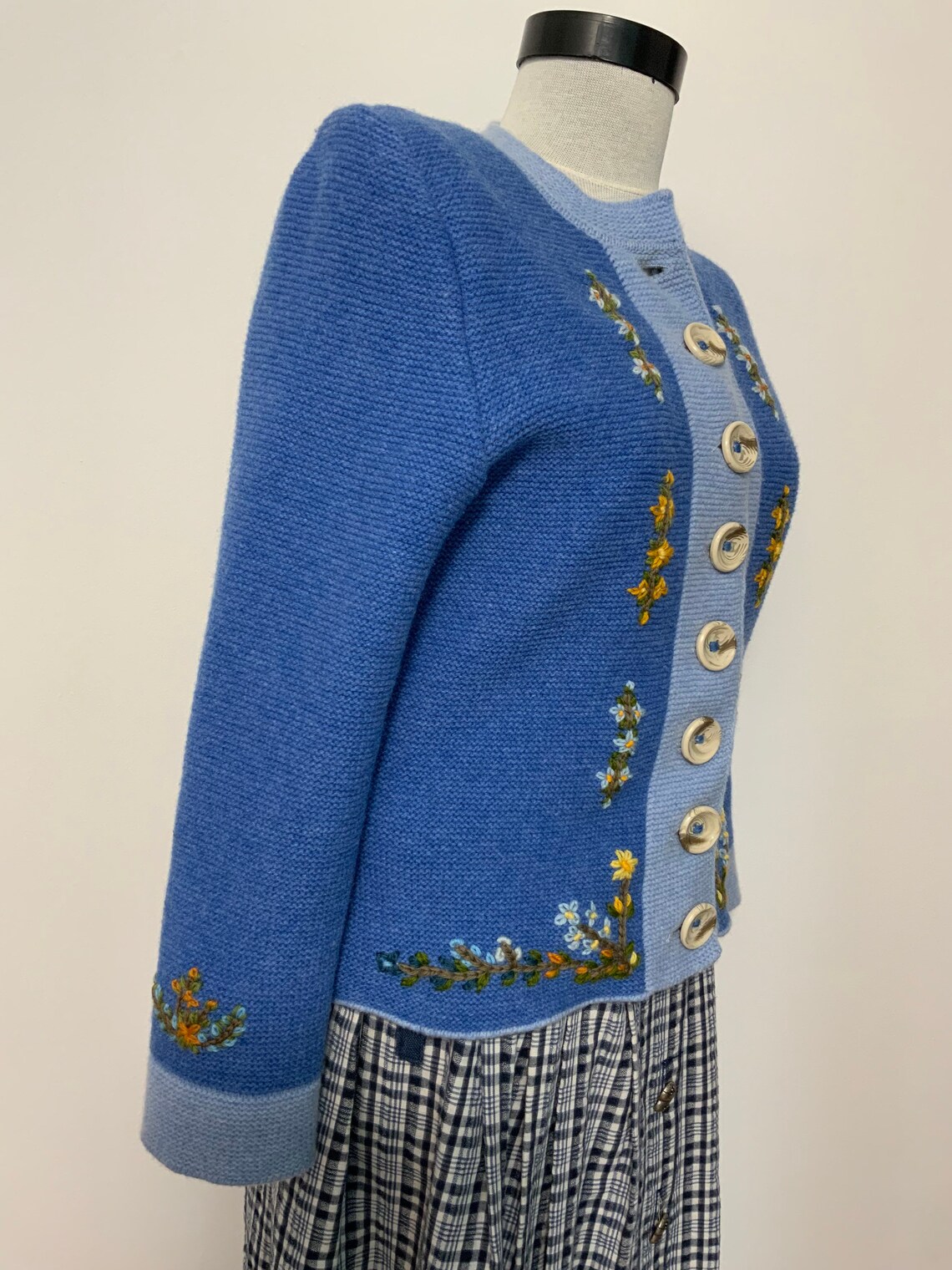 Tyrolean Knit Sweater Wool Sweater Austrian Cardigan - Etsy