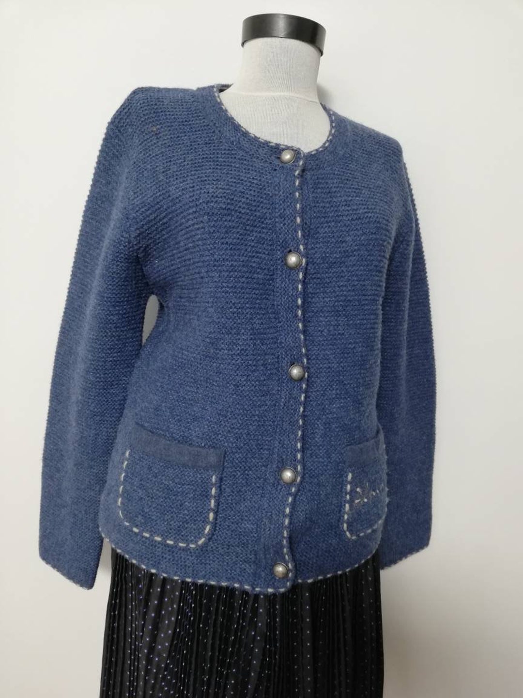 Buy Tyrolean Sweater Hand Embroidery Flowers Austrian Online in India ...