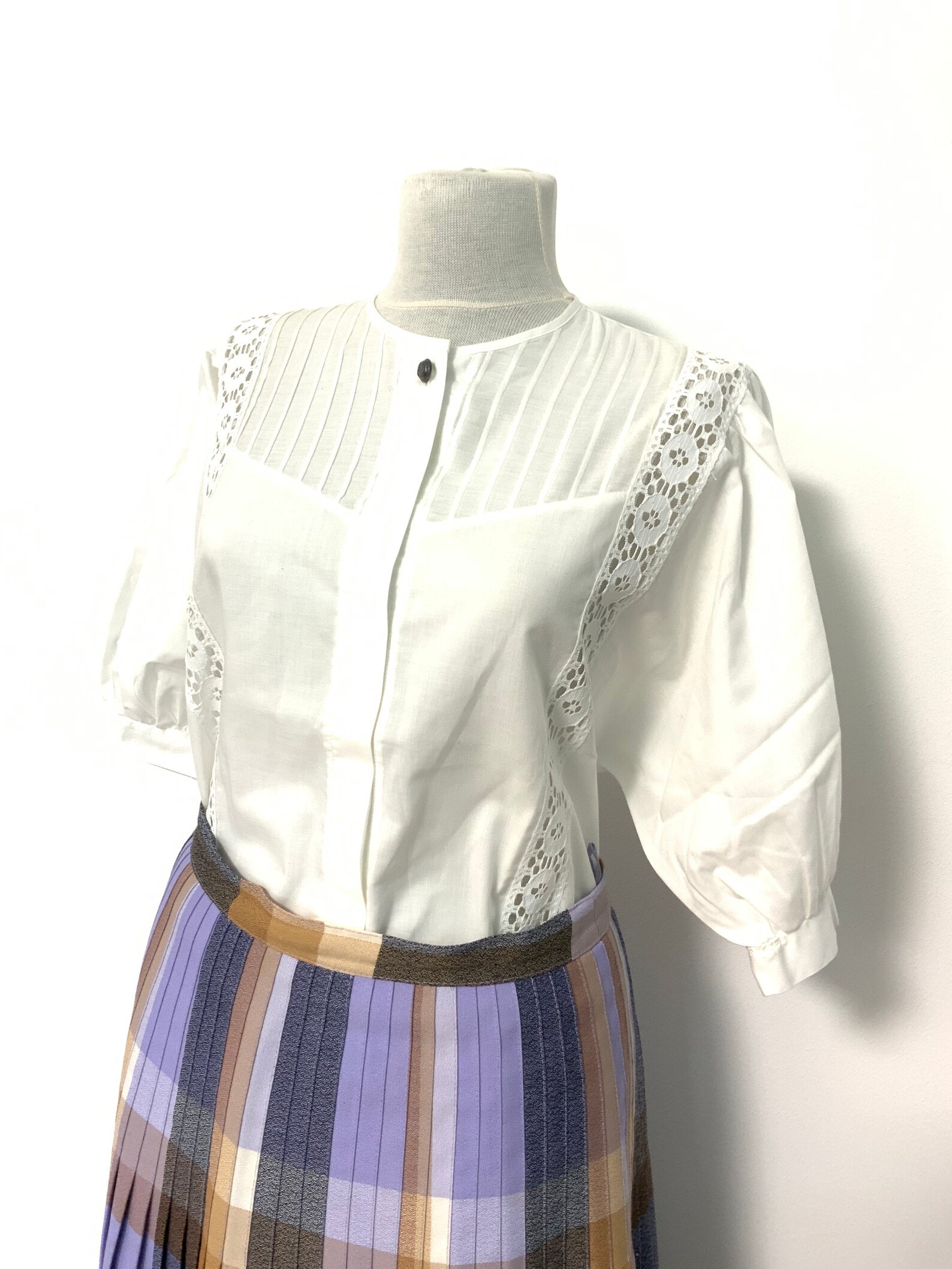 Basler Vintage Pleated Skirt, Brown Skirt, Wool Skirt, Office Skirt ...