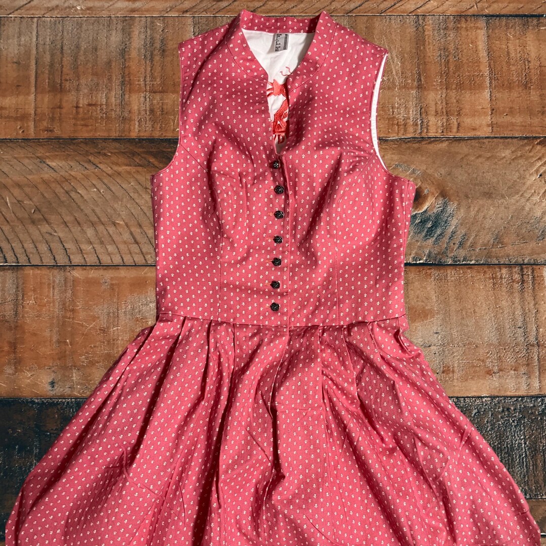 Gorgeous Vintage Dirndl Dress, Pink, DIRNDL, Trachten, Prairie ...