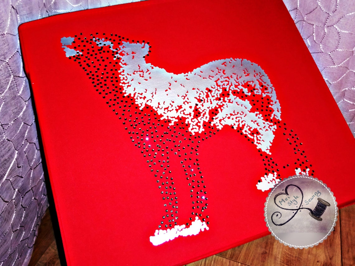 Plotterdatei Strassvorlage StrassWolf SVG DXF JPEG | Etsy