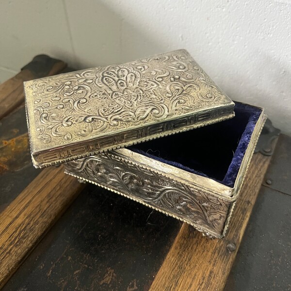Silver Metal Box - Etsy