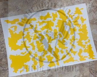 Kryptek Large Crip Tek High Heat Vinyl Stencil 12 X - Etsy