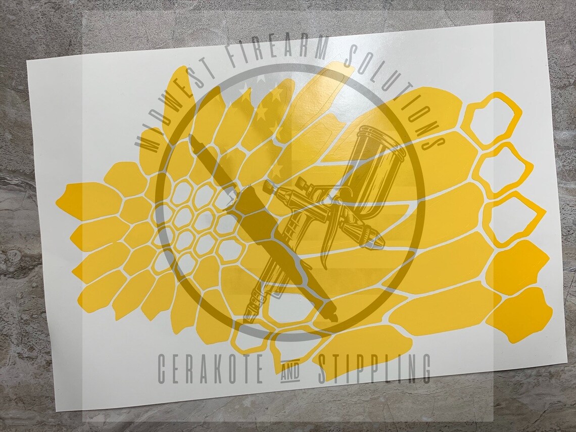 Kryptek #2 Vinyl Stencil - Etsy