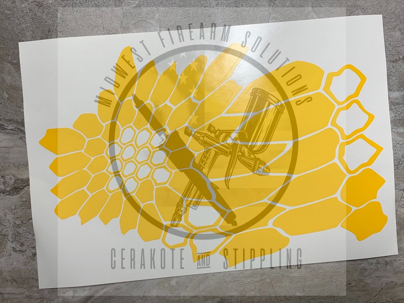 Kryptek #2 Vinyl Stencil - Etsy