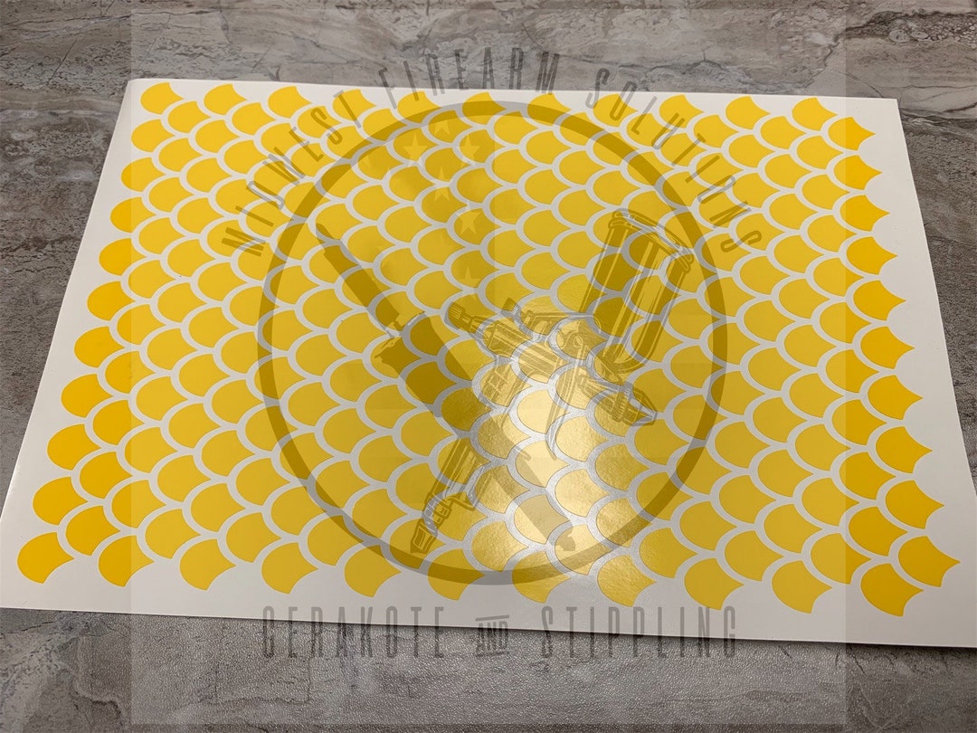 Fish Scales Vinyl Stencil - Etsy