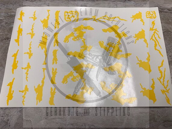 Ridge Reaper Camo Vinyl Stencil | Etsy