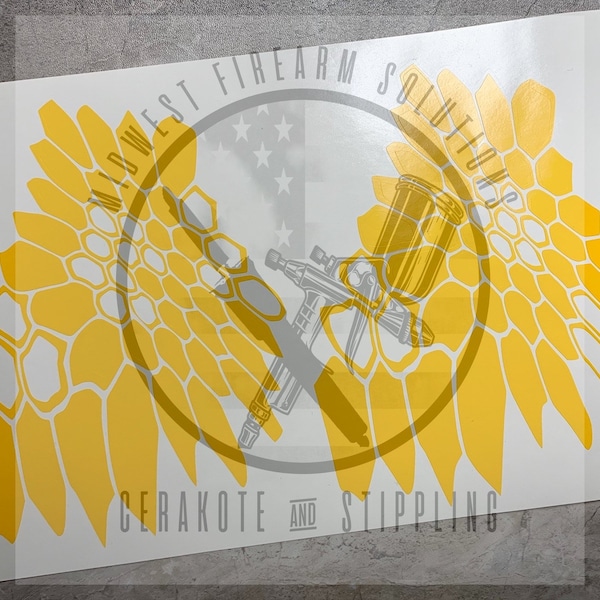 Kryptek Stencil - Etsy