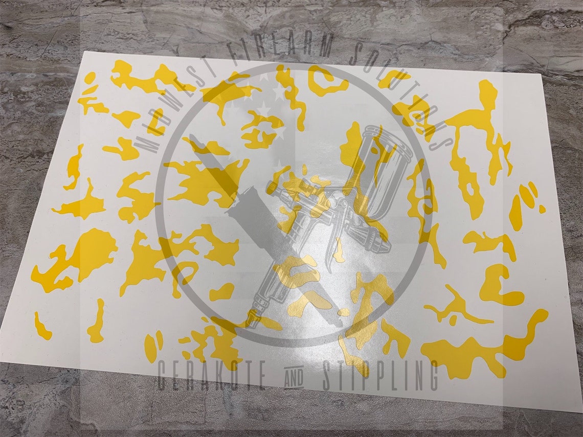 Multicam #4 Vinyl Stencil - Etsy