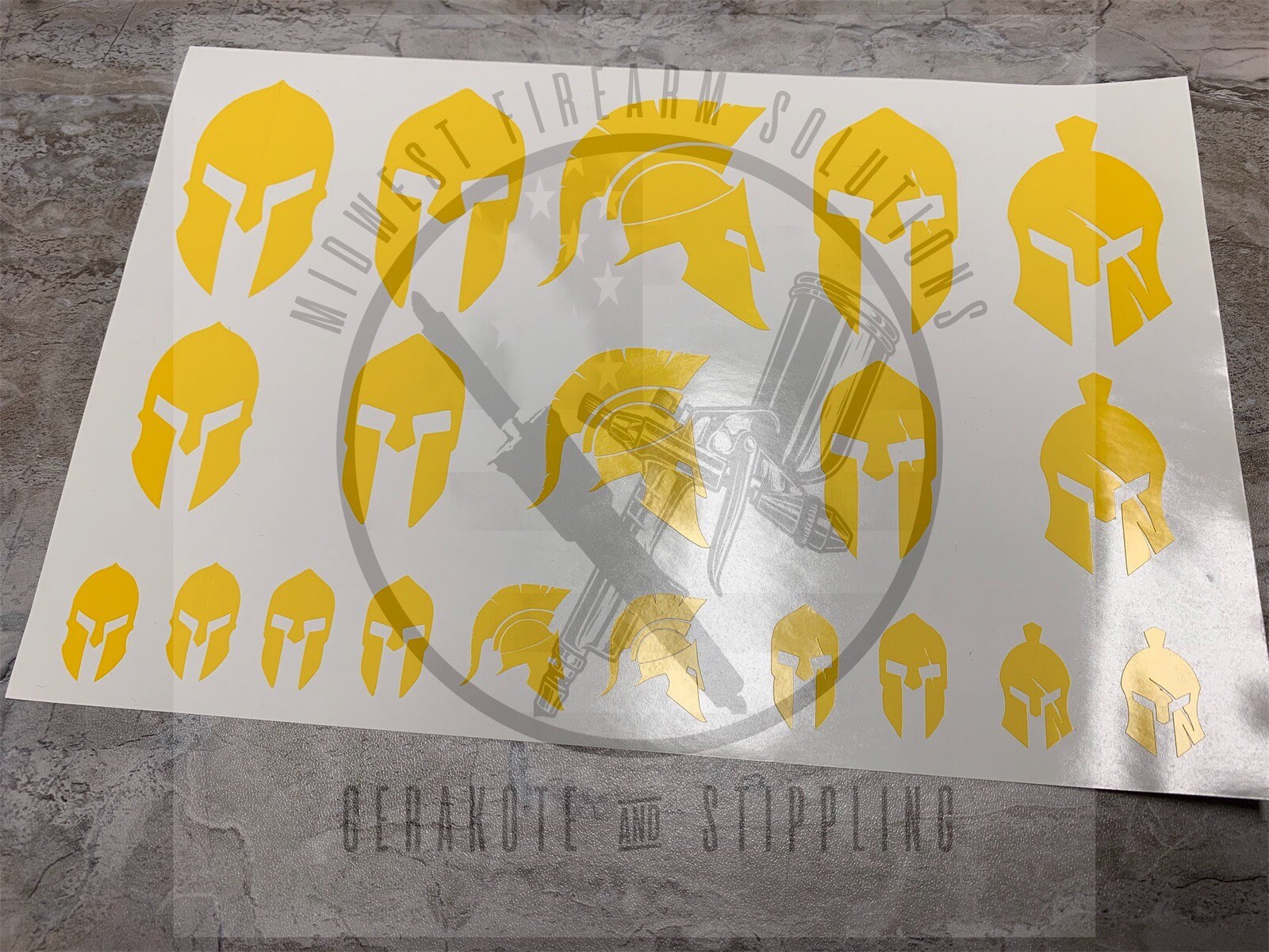 Spartan Pack Vinyl Stencil - Etsy