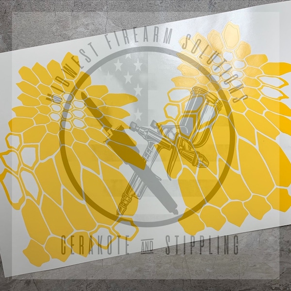 Kryptek Stencil - Etsy