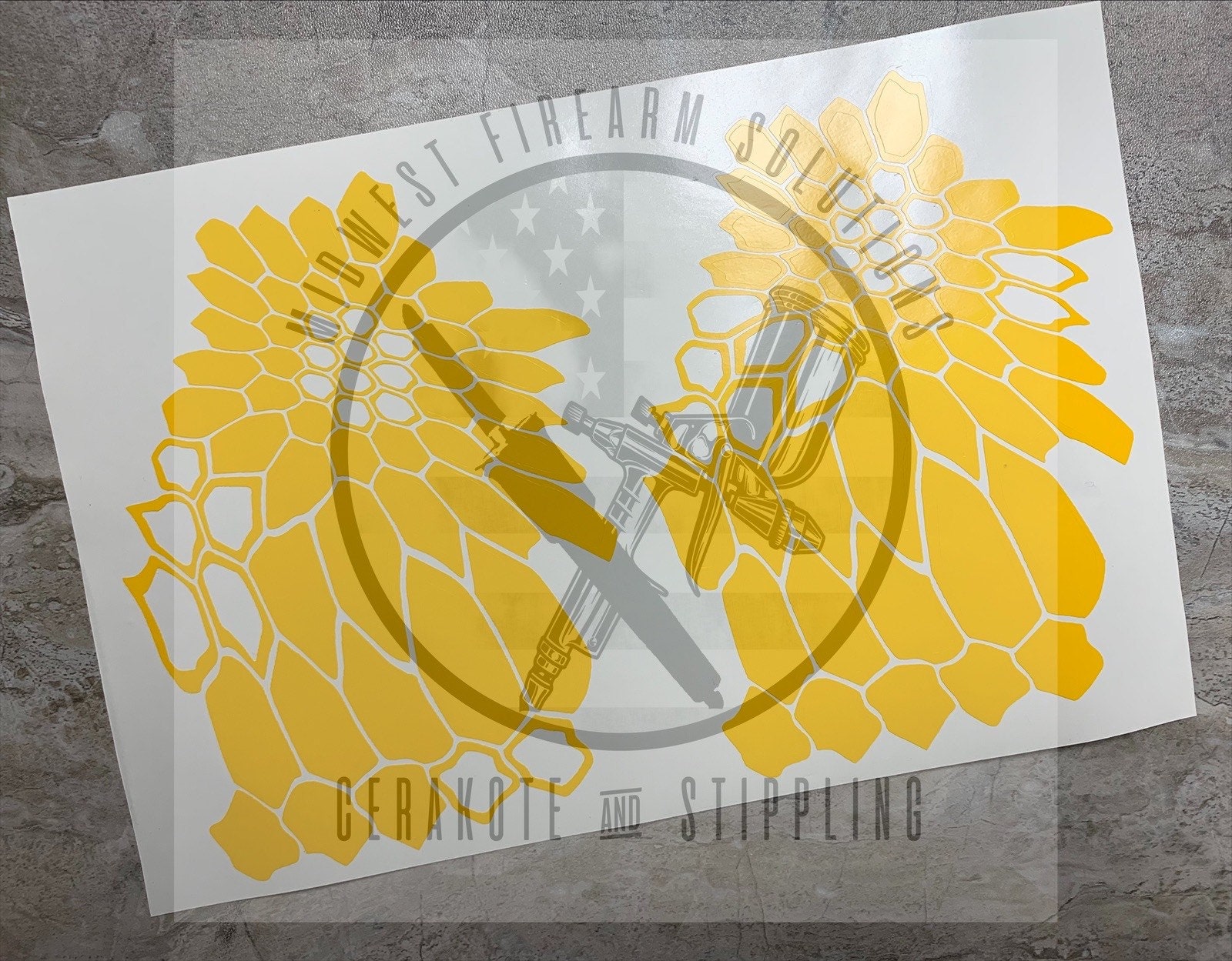 Kryptek #3 Vinyl Stencil - Etsy