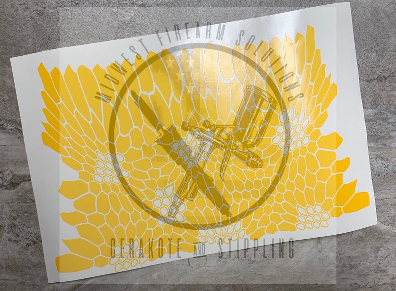 Kryptek #5 Vinyl Stencil (very Detailed) - Etsy