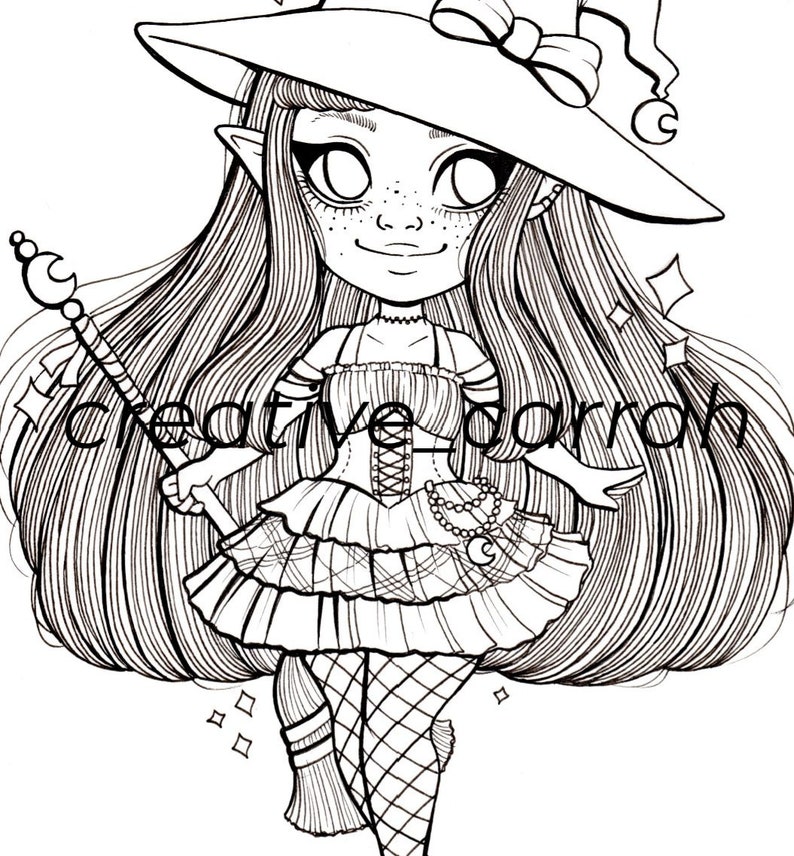Magical Powers [coloring Page] - Etsy