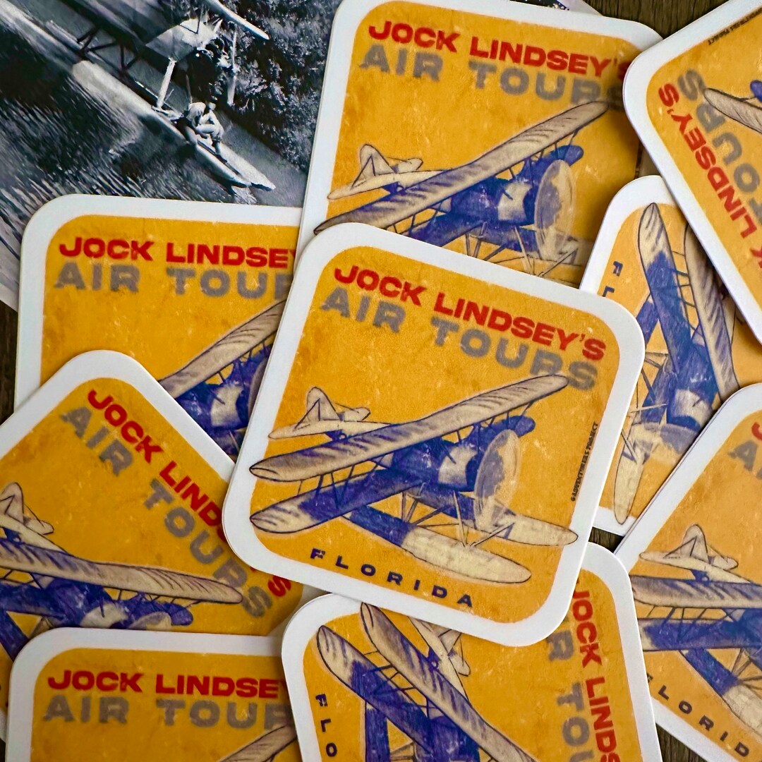 Jock’s Air Tours Souvenir Sticker - Etsy