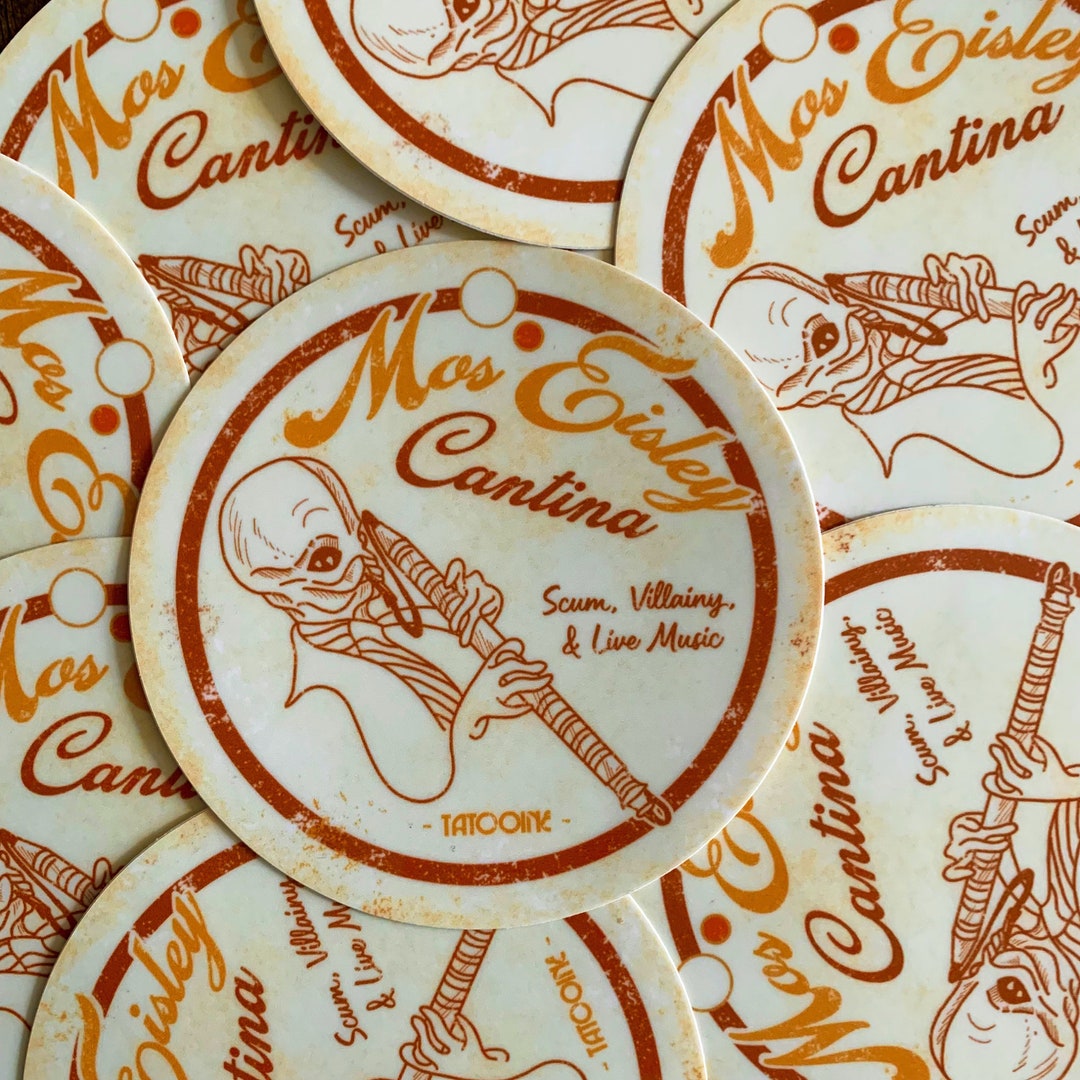 Mos Eisley Cantina Sticker - Etsy