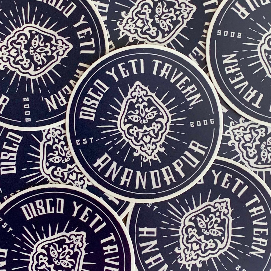 Disco Yeti Tavern Sticker - Etsy