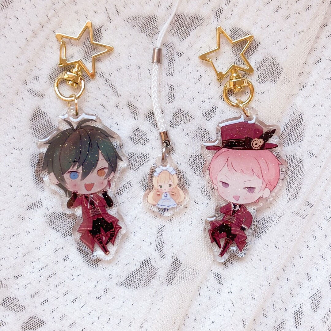 Ensemble Stars Valkyrie Glitter Epoxy Acrylic Charms - Etsy