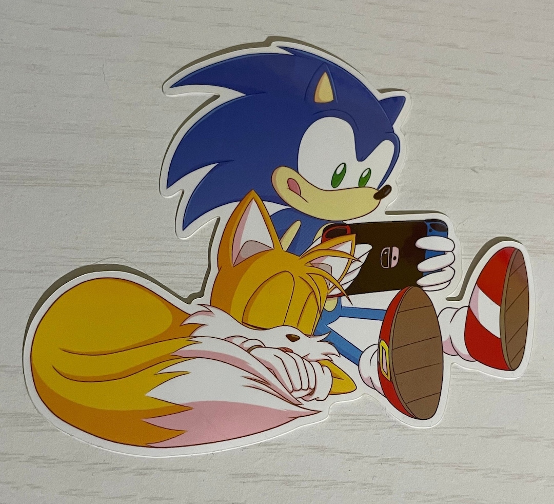 Gaming Sonic & Tails Sticker - Etsy