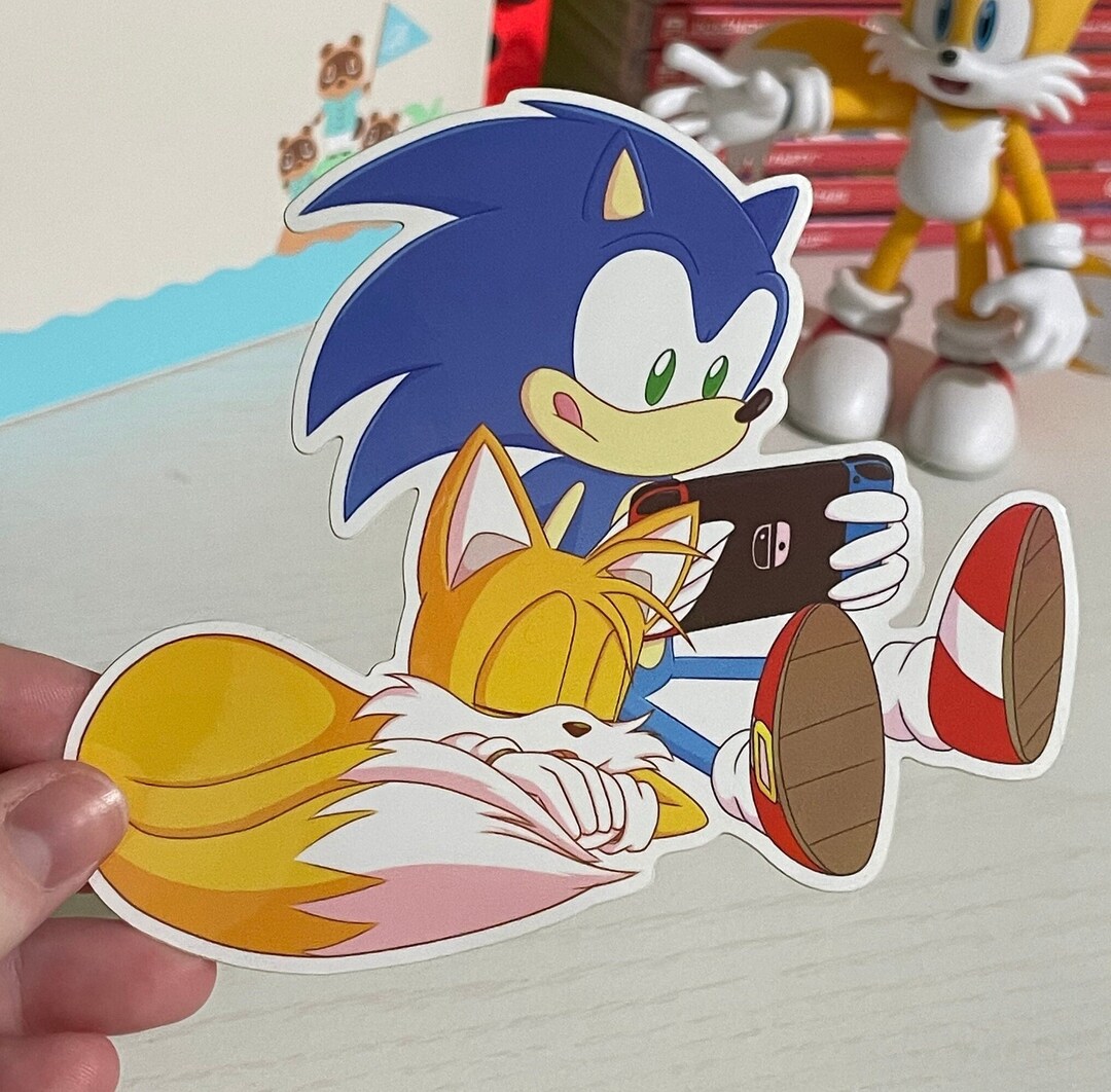 Gaming Sonic & Tails Sticker - Etsy