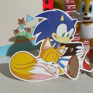Gaming Sonic & Tails Sticker - Etsy