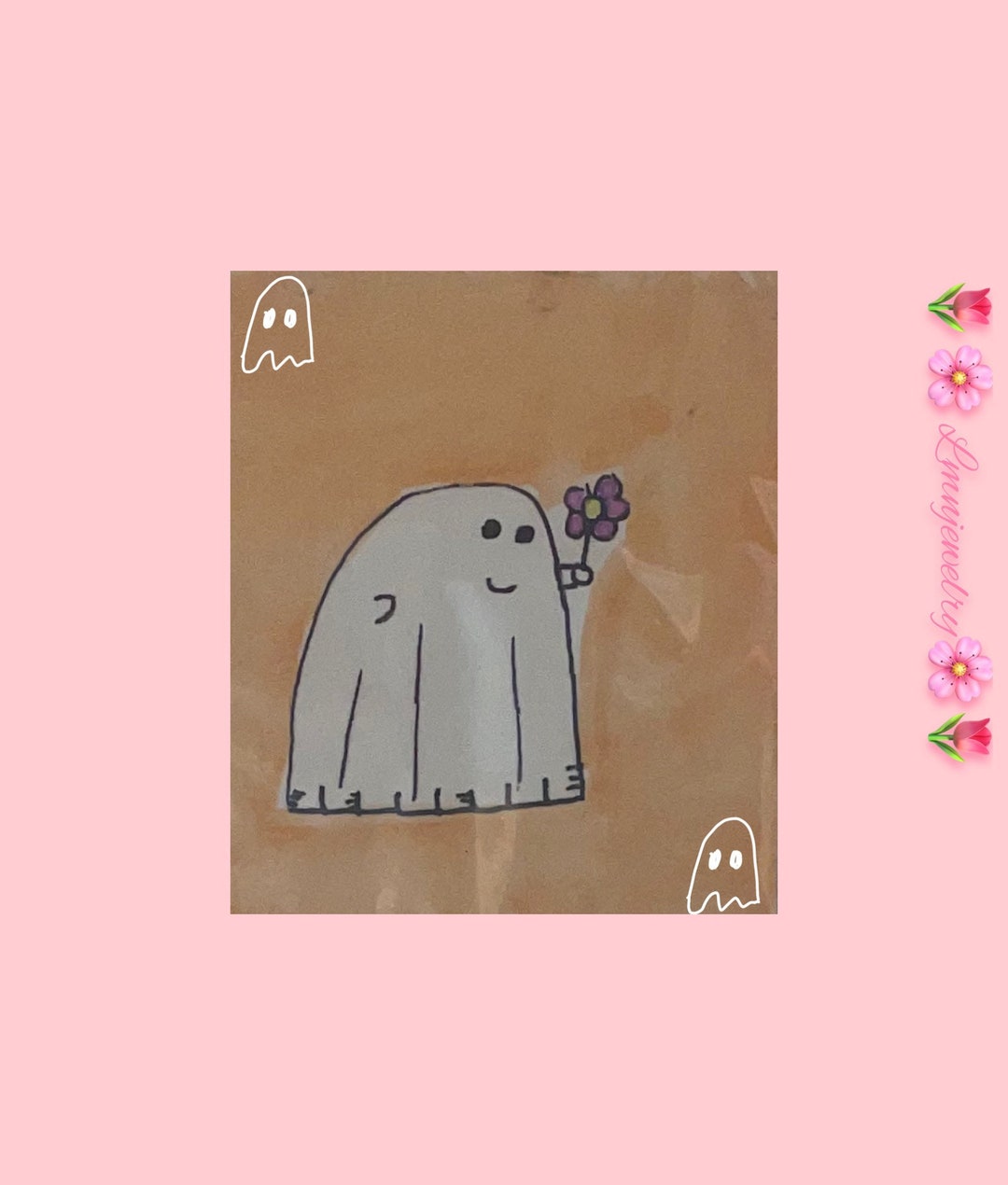 Ghost Sticker Ghostman Stickers Watercolor Ghost Sticker - Etsy