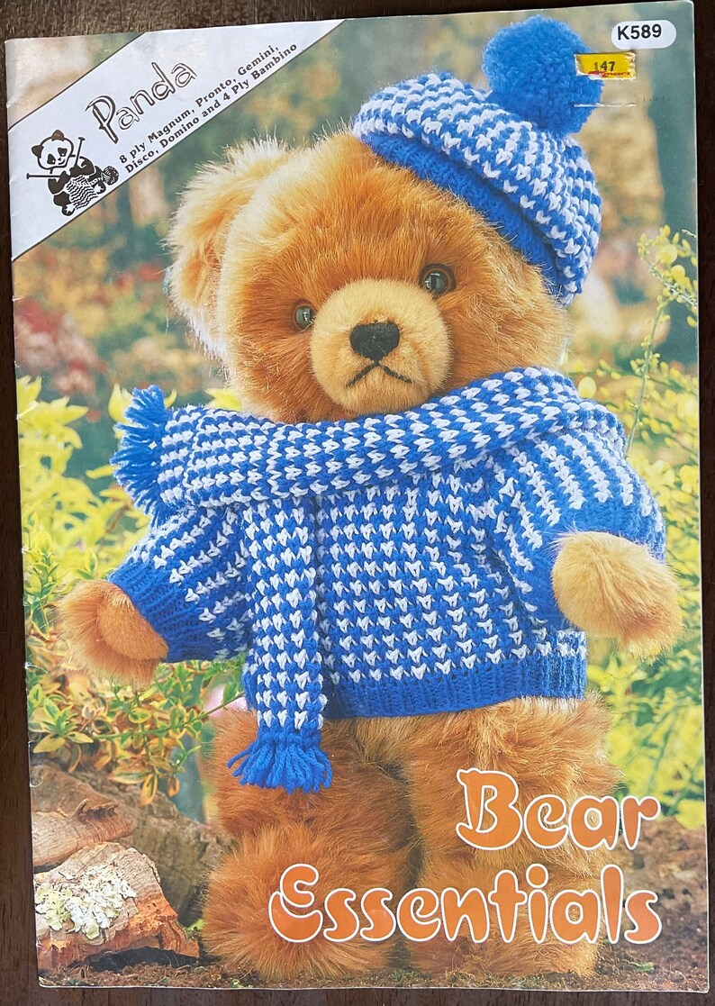 Teddy Bear Clothes Knitting Patterns: Bear Essentials, 26 Designs - Etsy