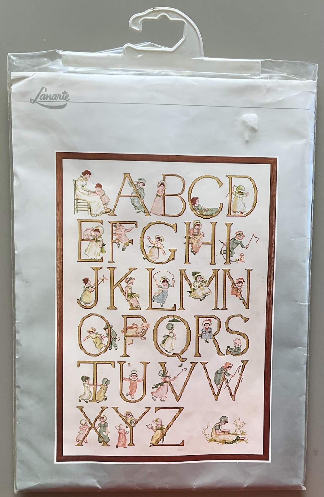 1970’s Kate Greenaway Alphabet Cross Stitch Kit - Lanarte 33226 - Etsy