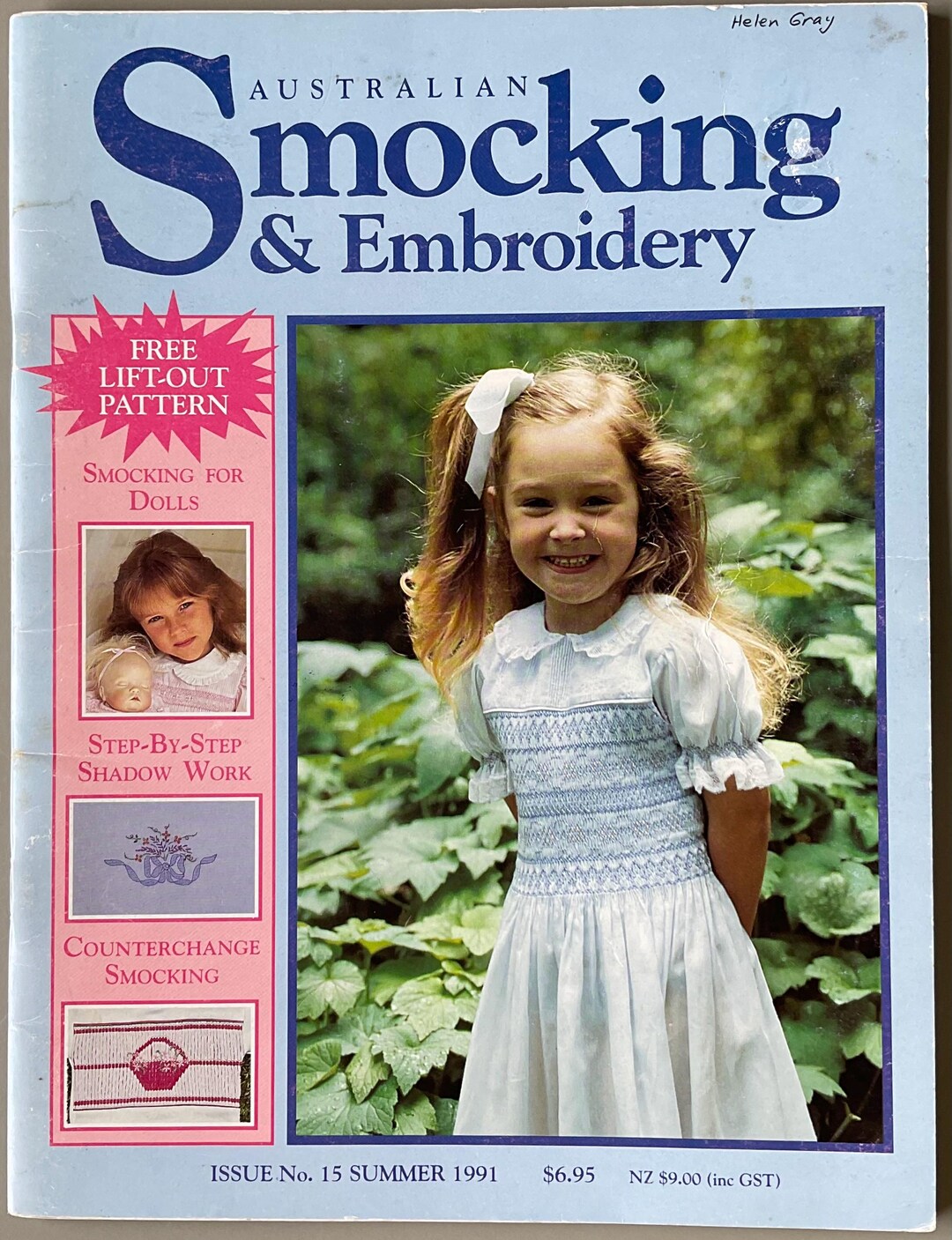 Issue 15 Australian Smocking & Embroidery Magazine, 1991 - Unused ...
