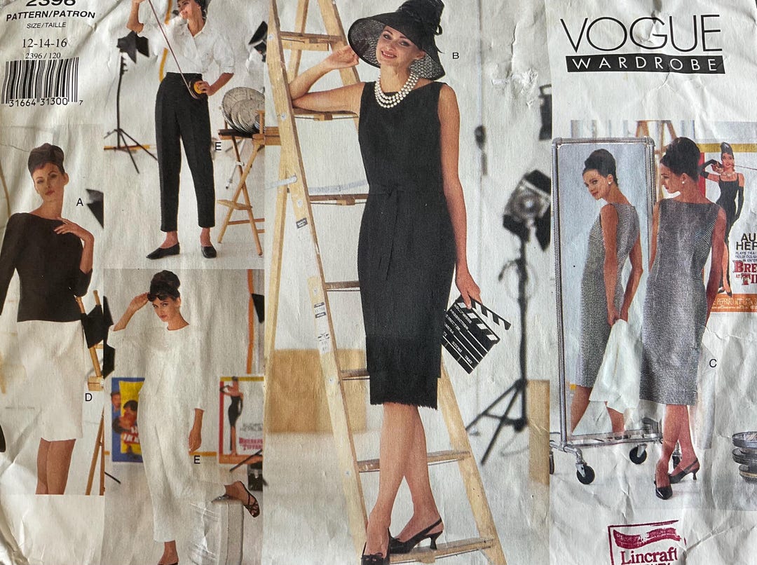 Vogue Wardrobe - Breakfast at Tiffany Set #2396 - UNCUT Size 12 - 16 ...