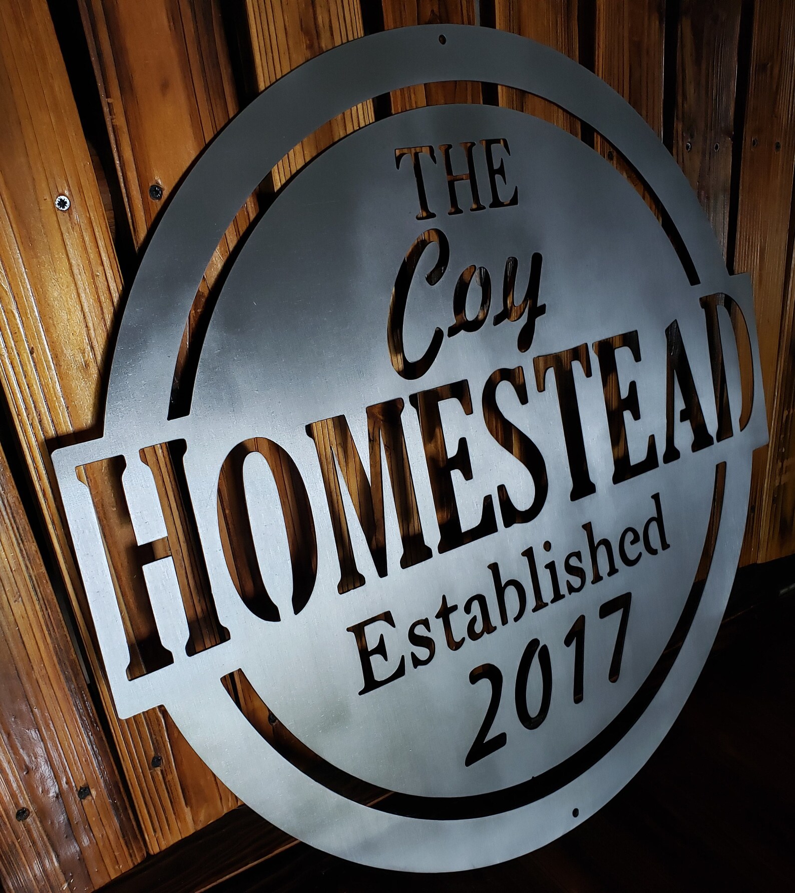 24 Personalized Homestead Sign | Etsy