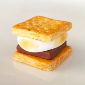 S'more Sculpture - Polymer Clay S'more - Miniature or Life-size Faux ...