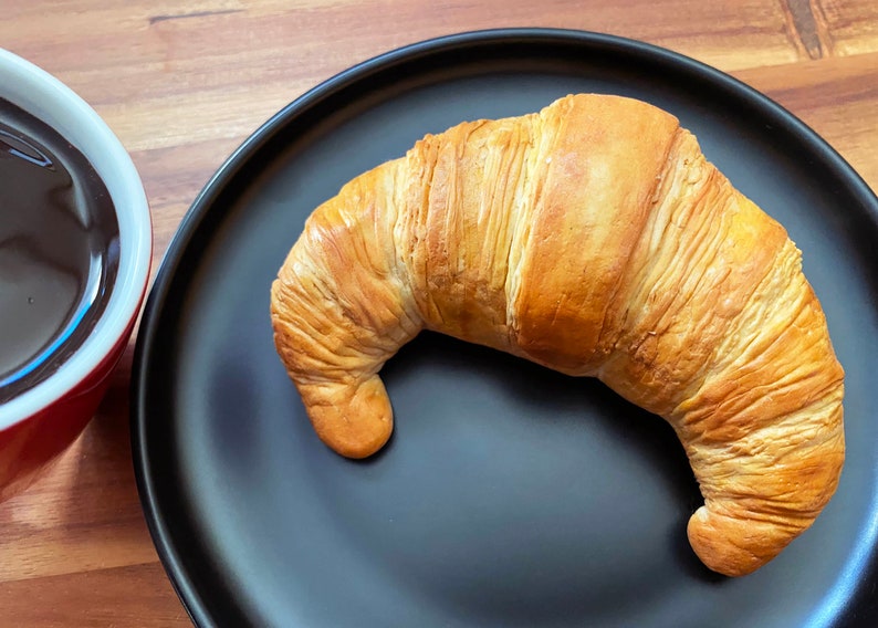 Croissant Coffee Sculpture - Life-size Fake Croissant - Expresso Prop ...