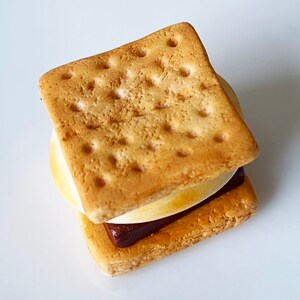 S'more Sculpture - Polymer Clay S'more - Miniature or Life-size Faux ...