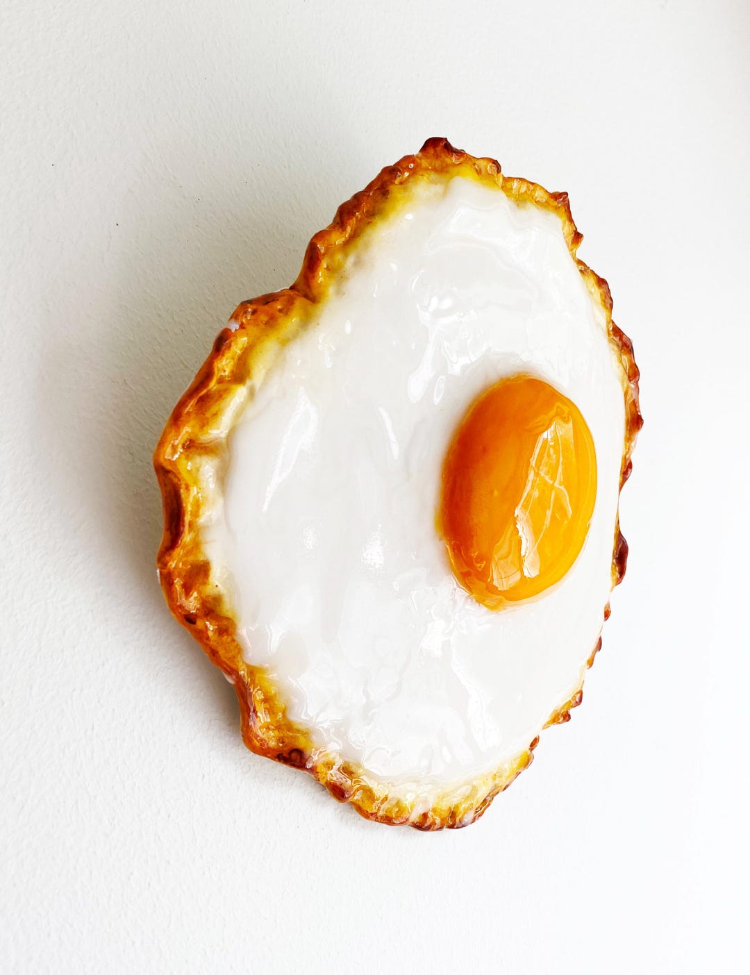 6" Fried Egg Wall Art Sculpture by Shaolan Sung - Etsy