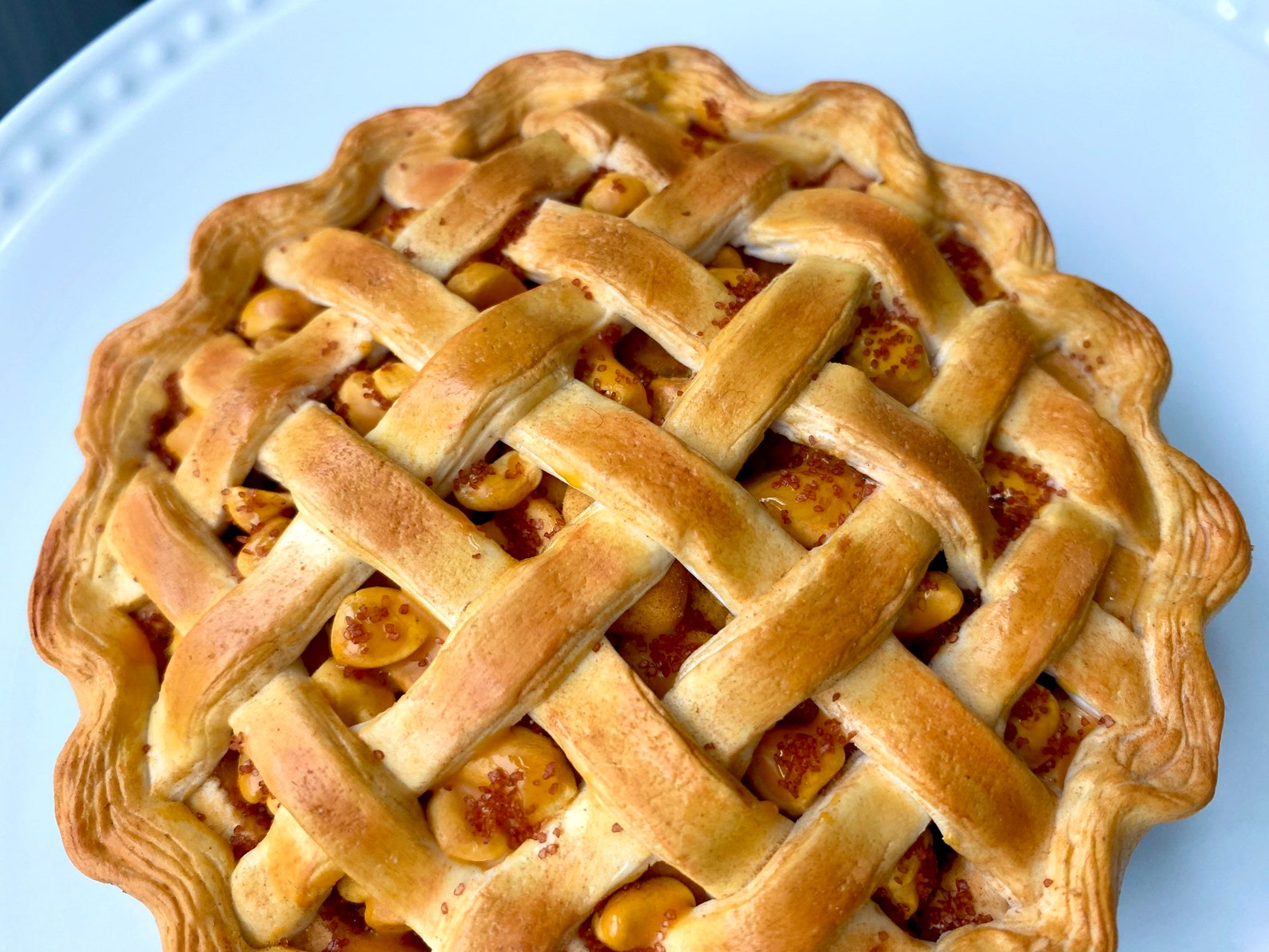 Apple Pie Sculpture Polymer Clay Apple Tart Life-size Individual Pie ...