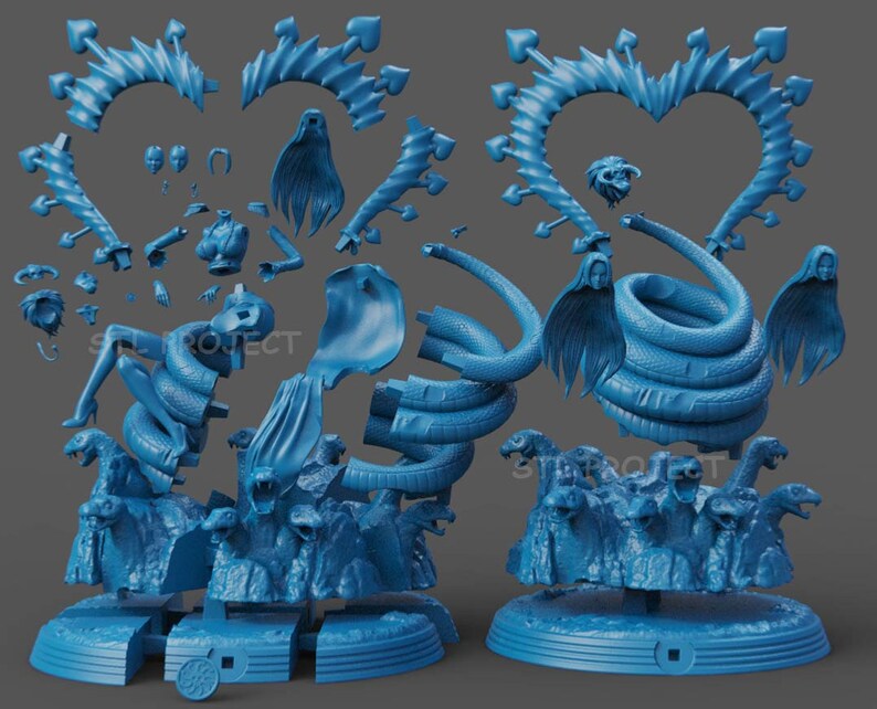 Boa Hancock One Piece Stl Files For 3d Print Etsy