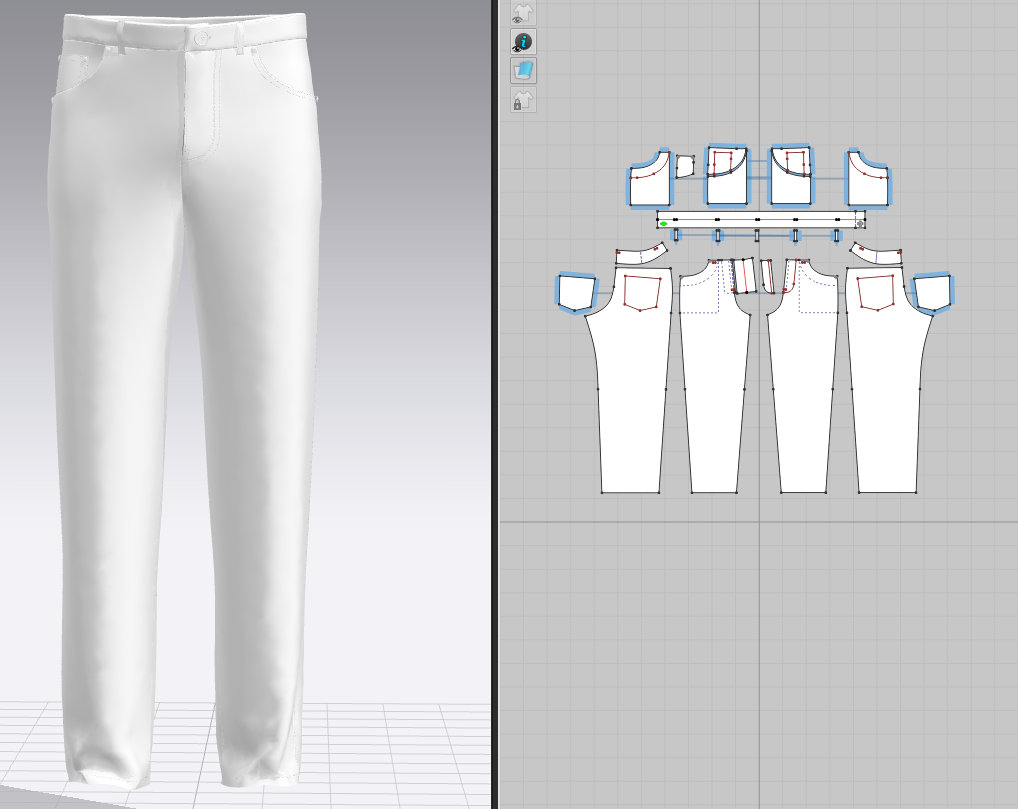 3D Digital Garment Men's Jeans - Clo3d/marvelous Designer 2D/3D ZPRJ - Etsy