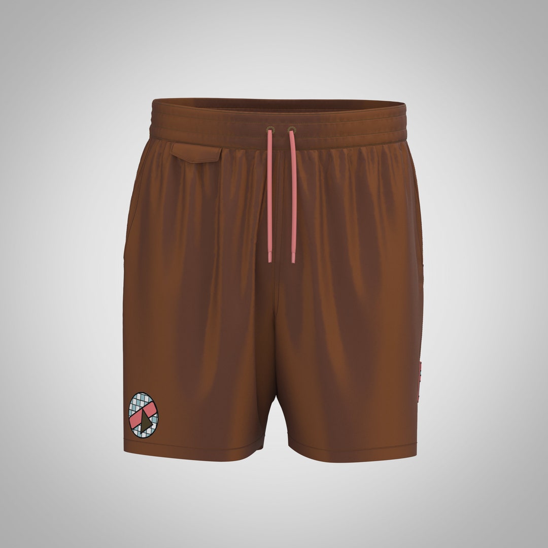 3D Digital Garment Men's Basketball Shorts - Clo3d/marvelous Designer ...
