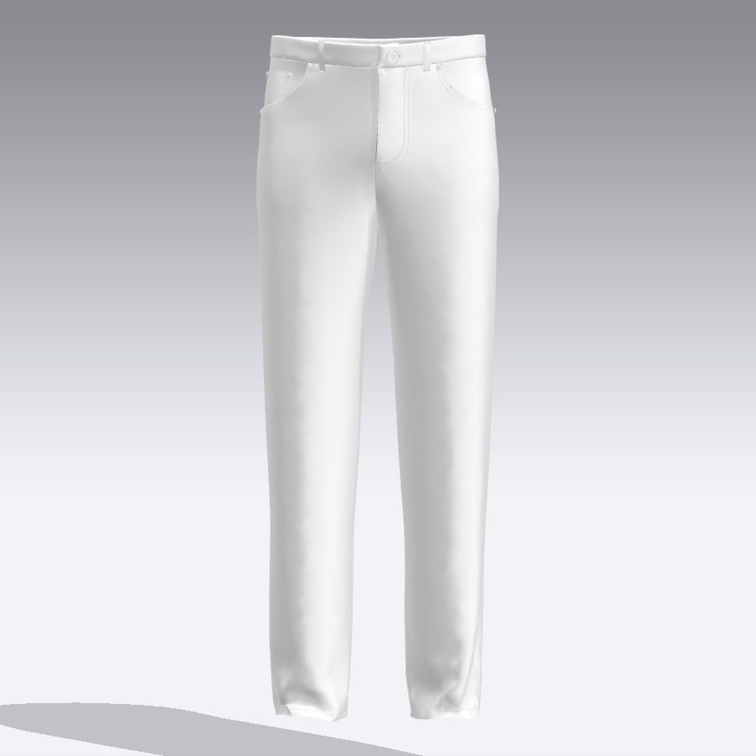 3D Digital Garment Men's Jeans - Clo3d/marvelous Designer 2D/3D ZPRJ - Etsy