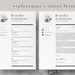 4 Page Resume Template Cover Letter and References Template - Etsy