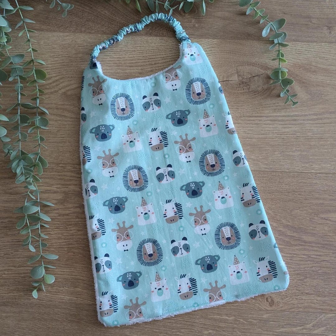 Personalized Nursery Canteen Napkin, Table Napkin, Children's Elastic ...