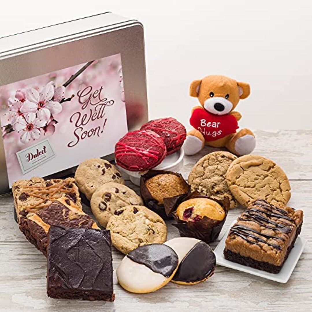 Gourmet Bakery Gift Tin | Get Well Soon | Thinking of You Gift ...