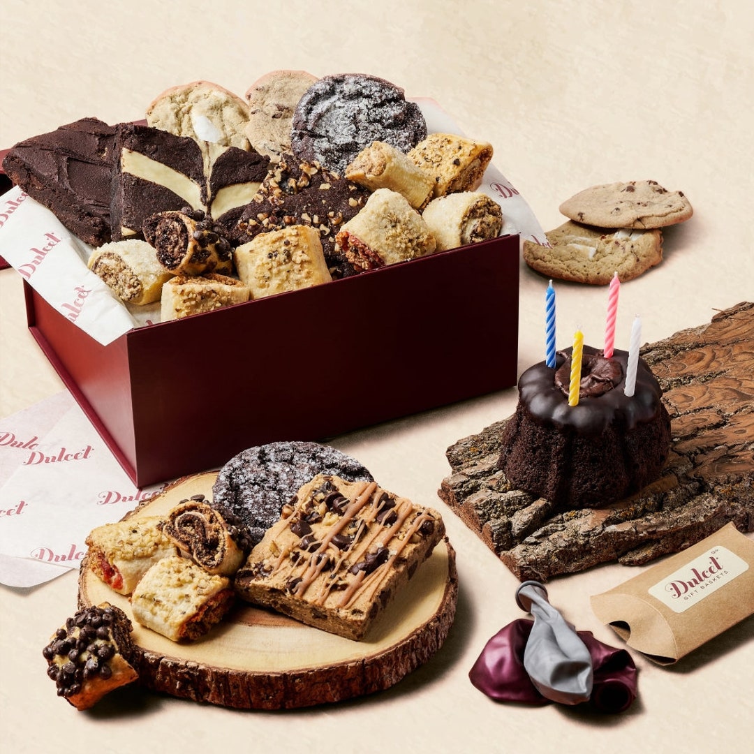 Birthday Dessert Box | Gourmet Treats | Chocolate Bundt Cake | Luxury ...