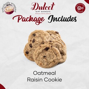 Old Fashioned Oatmeal Raisin Cookies | Box of 12 | Gourmet Breakfast ...