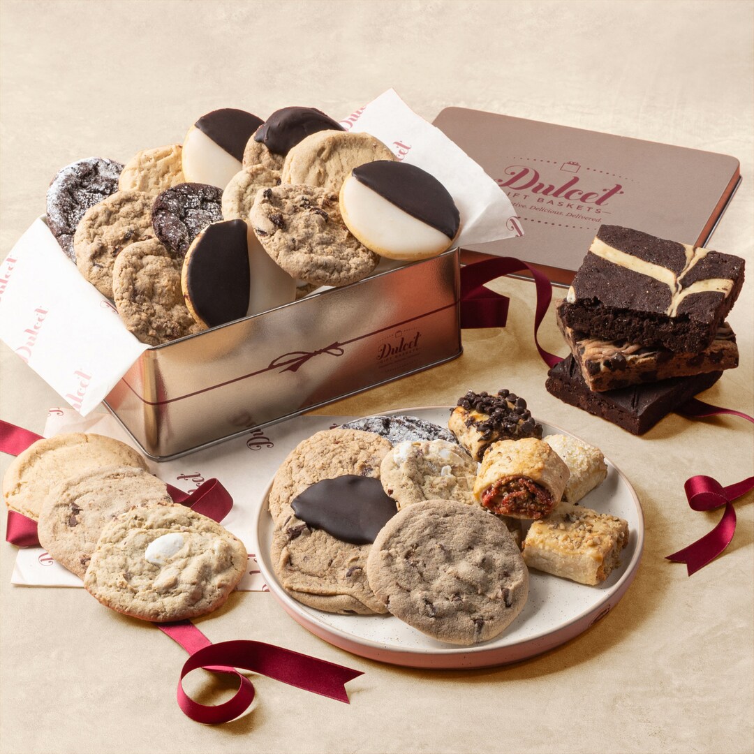 Dessert Sampler Gift Tin | Assorted Brownies | Promotion Gift | Closing ...